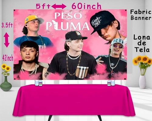 peso pluma Pink fabric fiesta banner | eBay