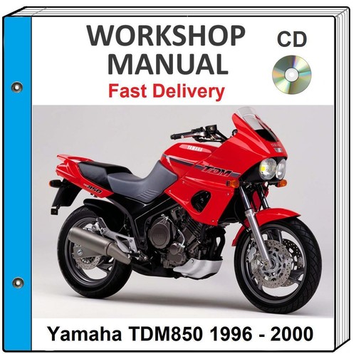 YAMAHA TDM850 TDM 850 1996 1997 1998 1999 2000 SERVICE REPAIR SHOP MANUAL CD | eBay