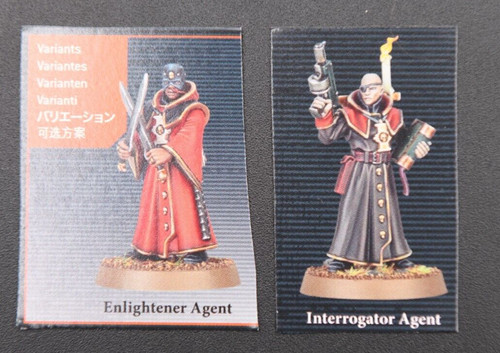 Warhammer 40k Inquisition Enlightener OR Interrogator Agent NEW on ...