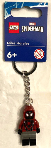 BNWT LEGO Marvel Spiderman Miles Morales Key Chain Figure Keychain ...