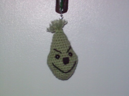 Crochet Grinch like keychain animal bag charm handmade | eBay