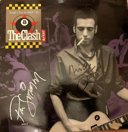 The Clash Authentic Hand Signed Record Album Rare | eBay UK