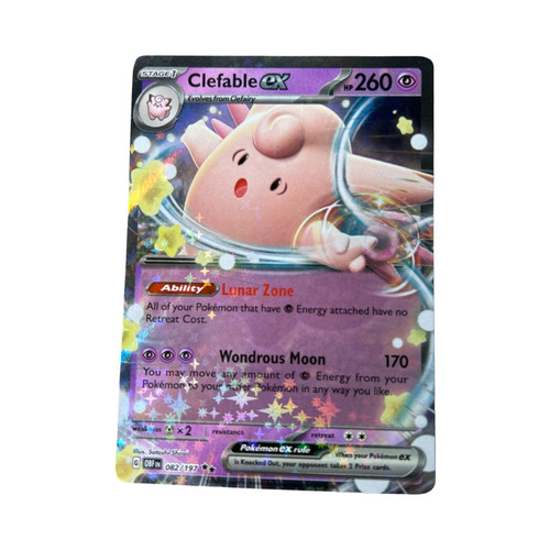 Pokemon TCG Clefable EX 082/197 Obsidian Flames | eBay