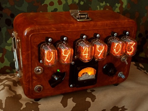 Nixie Tube Clock Military Metro 2033. | eBay