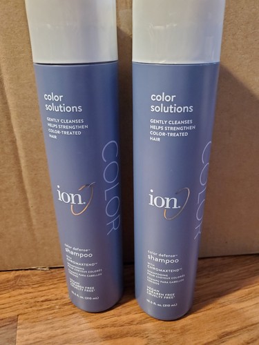 Lot of 2 Ion Color Solutions Color Defense Shampoo Chromxtend Vegan 10. ...