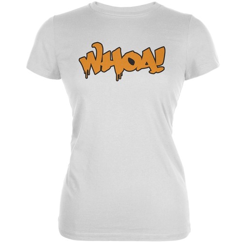 Whoa! Graffiti White Juniors Soft T-Shirt | eBay