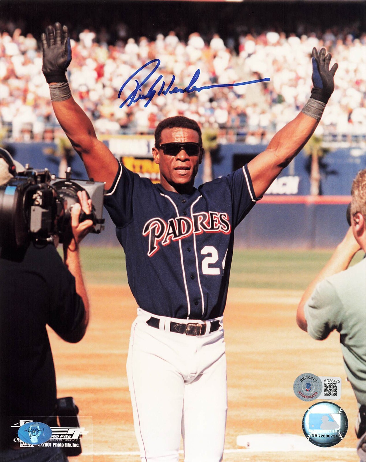 Rickey Henderson Autographed Memorabilia | Signed Photo, Jersey ...