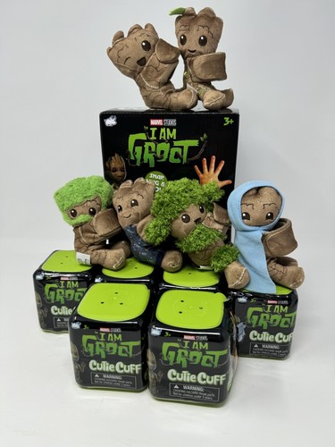 Disney Marvel Cutie Cuffs “I Am Groot” Bracelet Complete Set Of 6 ...