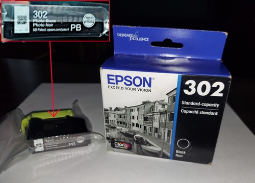 Epson Ink T302 Genuine - Black, Photo Black - New | eBay