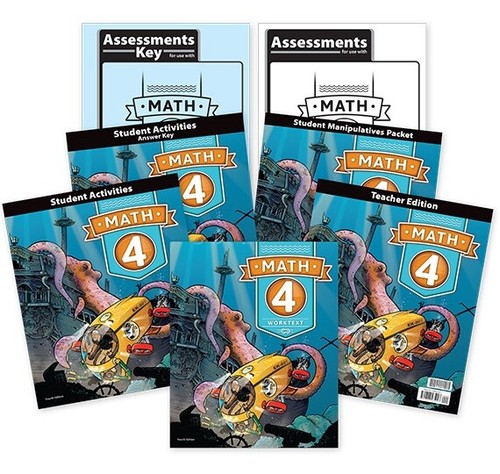 BJU Press- Math 4 Subject Kit - Grade 4 4th Edition | eBay