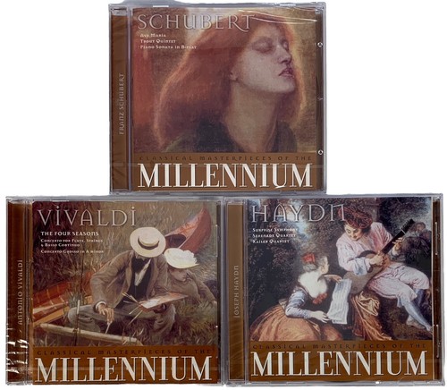 Classical Masterpieces Of The Millennium Lot of 3 CDs Haydn Schubert ...