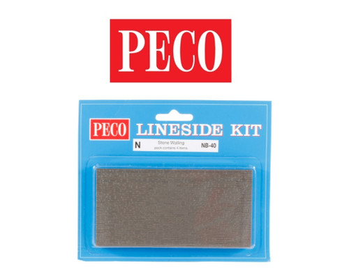 Peco NB-40 Stone Walling Sheets (Pack of 4) 127mm x 63mm N Gauge Kit | eBay