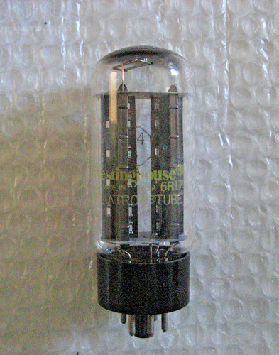 1 x NOS NIB 5U4GB Westinghouse Black Plate Tube - TV-7 Test - 2 Tubes ...