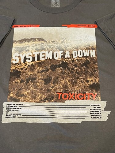 SYSTEM OF A DOWN ~ Official Toxicity Album Cover T-Shirt Men's XL | eBay