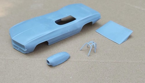 ABS-LIKE RESIN 3D PRINTED 1/25 1969 CHEVY CAMARO SUPER GAS COMP ...