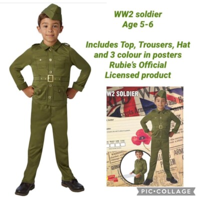 Childrens World War II Costumes products for sale | eBay UK