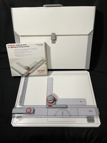 Rotring Profil Drafting Drawing Board with case & NEW drawing head ...