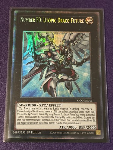 Yu-Gi-Oh! Number F0: Utopic Draco Future, Collector Rare, 1st, KICO ...