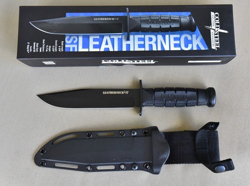 Cold Steel Leatherneck SF Fixed Blade Knife 6.75" Clip Point D2 Black ...