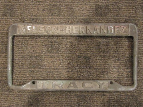Tracy Nelson-Hernandez License Plate Frame embossed Pontiac Cadillac ...