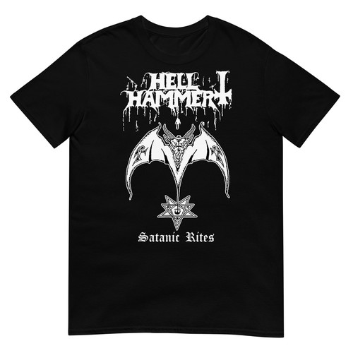 HELLHAMMER "Satanic Rites" (One Sided) T-SHIRT | eBay