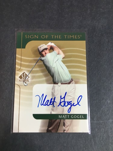 F162,759 2003 SP Authentic Sign of the Times #MG Matt Gogel | eBay
