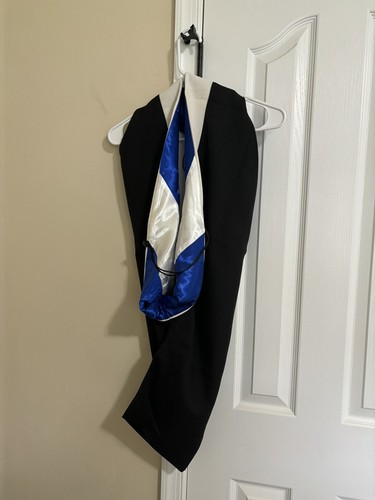 Graduation Bachelor of Arts & Letters Bachelor Hood B.A. White-blue ...