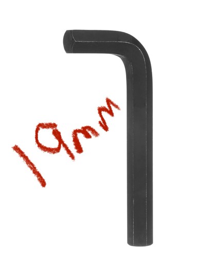 Teng Tools 19mm Individual Metric Hex/Allen Key Wrench with 19, Silver ...