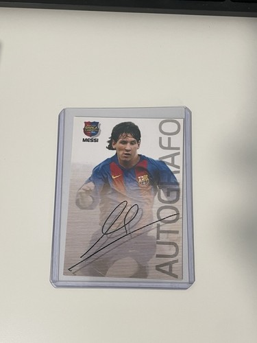 Lionel Messi Rookie 2004 Panini Megacracks Barca Campeon Autografo. Fan ...
