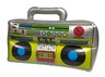 BOOM BOX Inflatable Blow Up Speaker Radio 80's Party Hip Hop Music ...