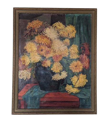 Margaret Woolley Listed Artist Original Signed Painting Still Life ...