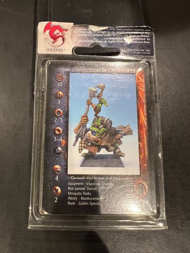 Rackham Confrontation Goblin Gas Blower #1 GBSP03- NIB, Complete ...