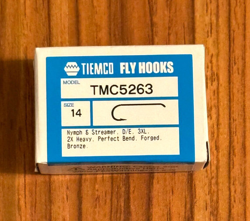 100 Tiemco Fly Tying Hooks, TMC 5263, Size 14 | eBay