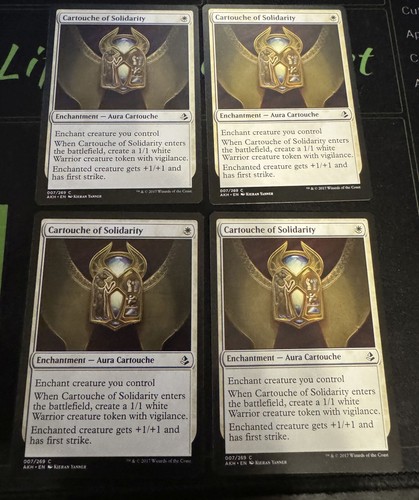 Cartouche of Solidarity x4 Amonkhet Magic the Gathering MTG | eBay