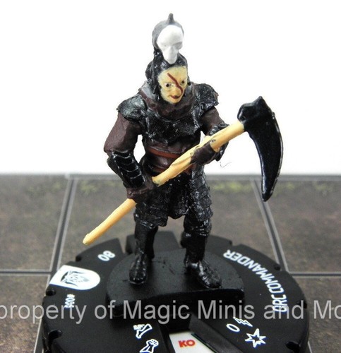 Lord of the Rings Return King ~ ORC COMMANDER #006 HeroClix miniature ...