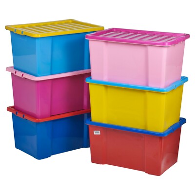 Coloured Storage Boxes for sale | eBay UK