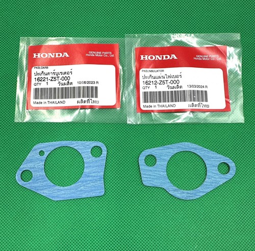 Genuine OEM Honda 16221-Z5T-000 & 16212-Z5T-000 Carburetor Gasket Set ...