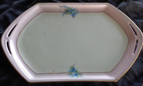 Antique M&Z Porcelain Tray - Hand-Painted Design - 1820's - Austria ...