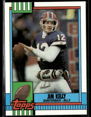 1990 Topps #207 Jim Kelly Bills Football Card 0101B | eBay