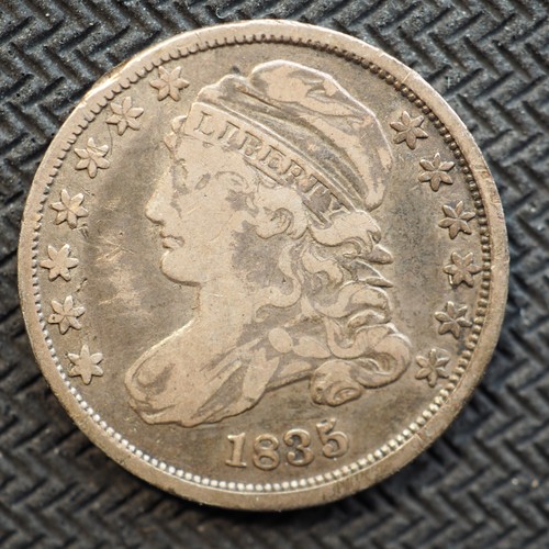 1835 ***P*** CAPPED BUST DIME**NICE COIN!** FREE SHIPPING! X9641 | eBay