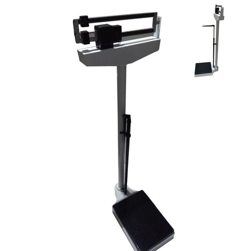 Double Scale Height & Weight Scale Pull Rod Physician Mechanical Scale ...