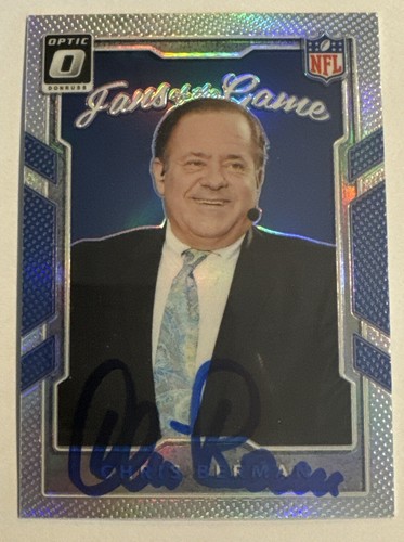 Signed 2017 Donruss Optic Fans of the Game Chris Berman #3 Autograph ...