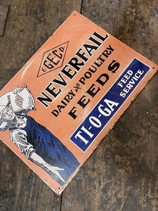 Vintage Feed Store Signs for sale | eBay