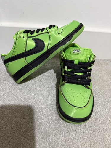 The Powerpuff Girls x Dunk Low Pro SB QS Buttercup Size uk5 | eBay UK