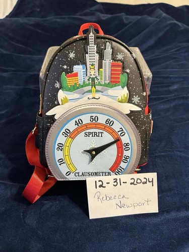 Loungefly ELF CLAUSOMETER Light UP Mini Backpack | eBay