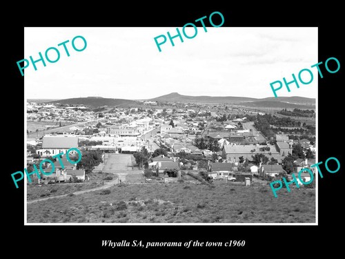 OLD 8x6 HISTORIC PHOTO OF WHYALLA SOUTH AUSTRALIA PANORAMA OF THE TOWN ...