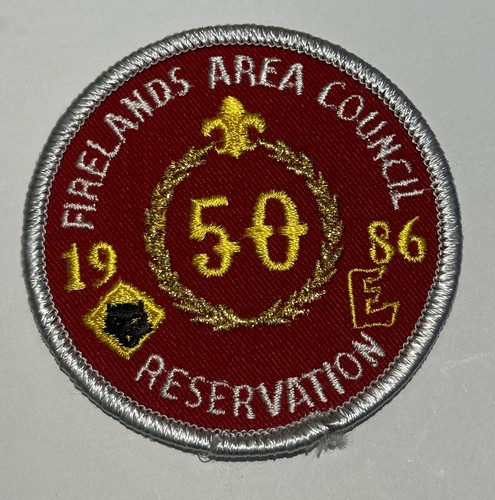 1986 Firelands Reservation Camp Ohio Boy Scout Patch TK0 | eBay