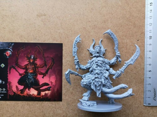 HABORYM DEMON MINIATURE+ CARD / DARK RITUALS MALLEUS MALEFICARUM G176 ...