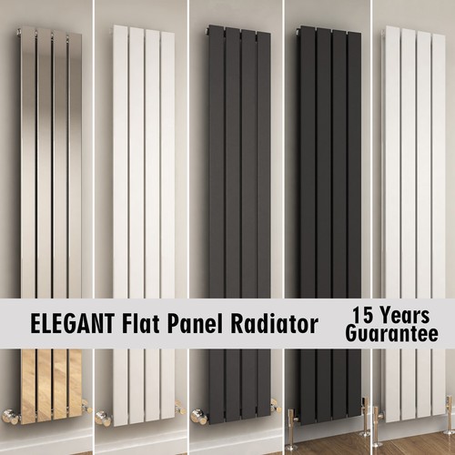 Vertical Radiator 1800 1600 Double Flat Panel Central Heating Tall ...