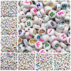 Coloured Letter Beads for sale | eBay